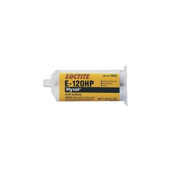 Loctite E-120HP Hysol Epoxy Adhesive, High Performance 50 ml Dual Syringe LOC29353 | Zoro